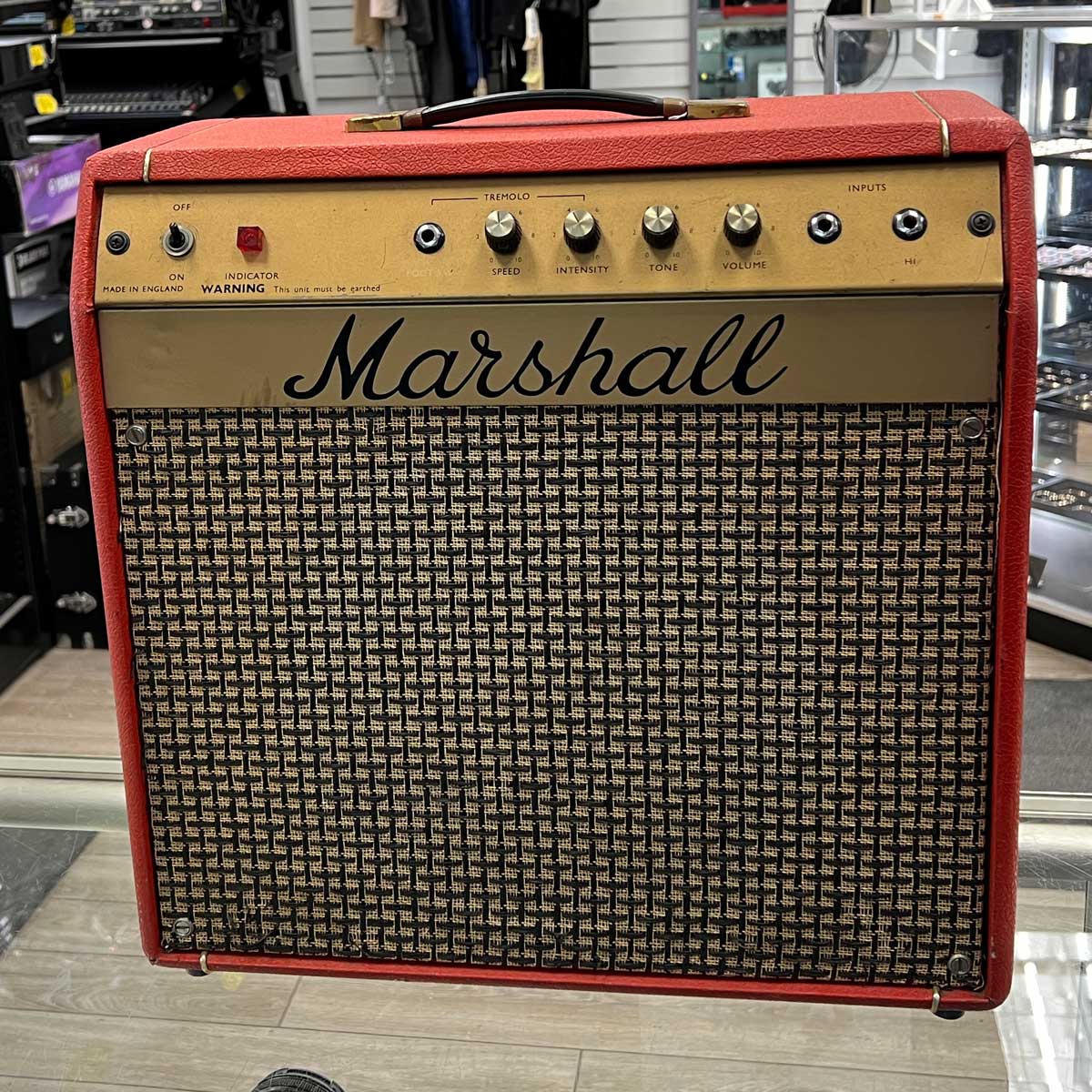 1972 Marshall Mercury Combo Amp - Red Tolex