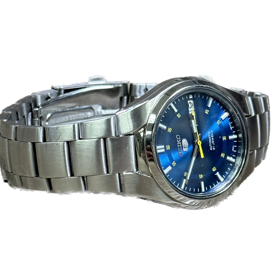 Seiko 5 Sports Automatic SNK615 Stainless Steel with Blue Face – CPJ