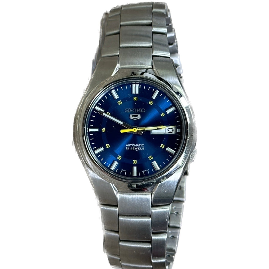 Seiko 5 Sports Automatic SNK615 Stainless Steel with Blue Face – CPJ