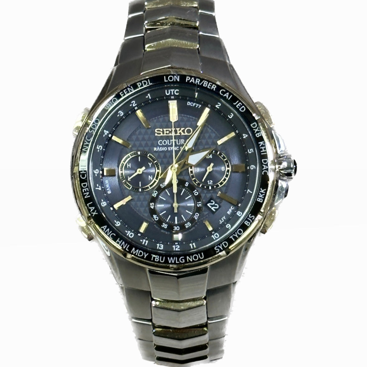 Seiko Coutura Radio Sync Solar Chronograph - Mens Watch | Chicago ...