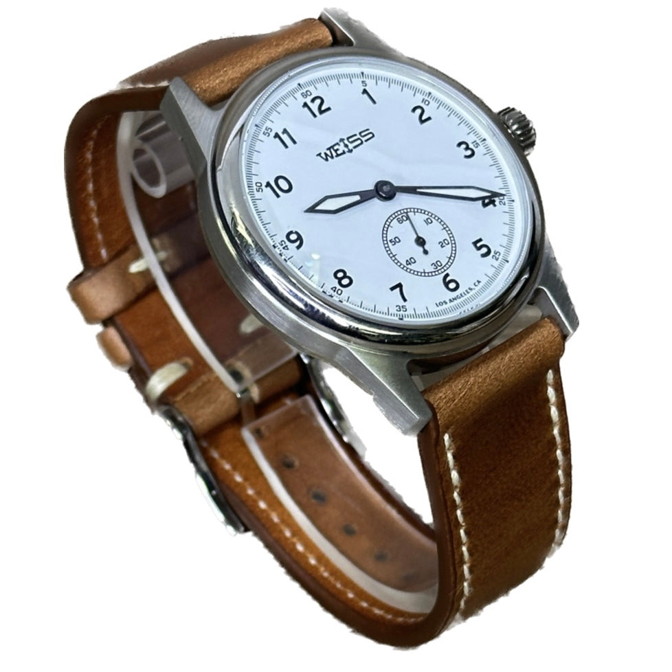 Weiss Watch Company - Standard Issue Field Watch 38mm - White Dial ...
