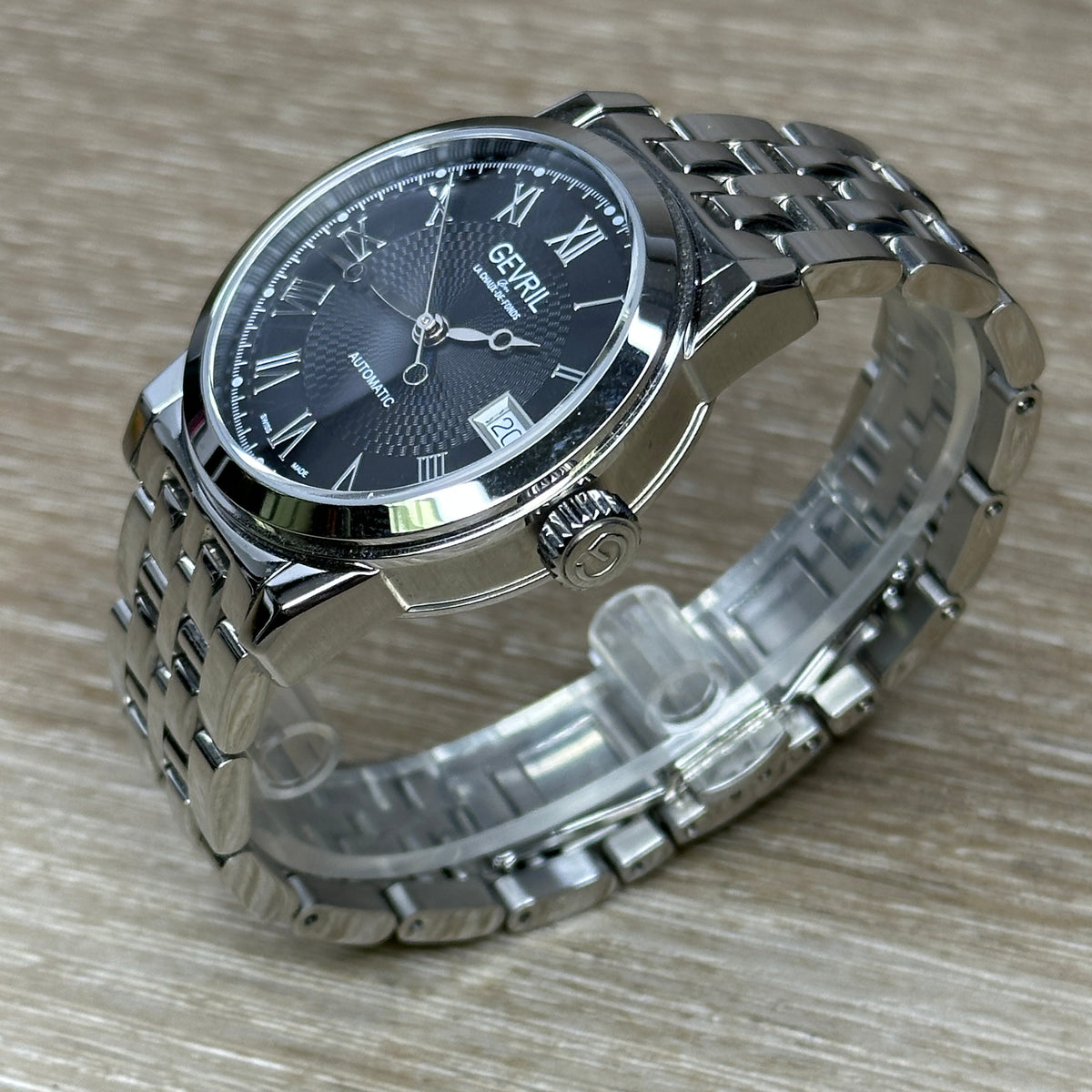 Gevril Madison Watch - Automatic - Black Dial | Chicago Pawners & Jewelers