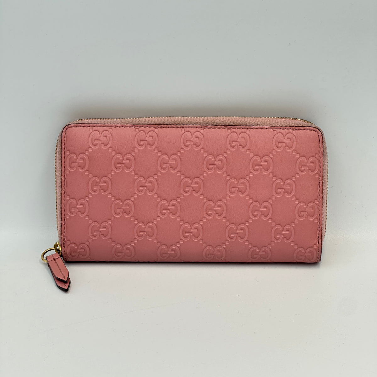 Gucci Guccissima Zip Around Wallet - Pink | Chicago Pawners & Jewelers