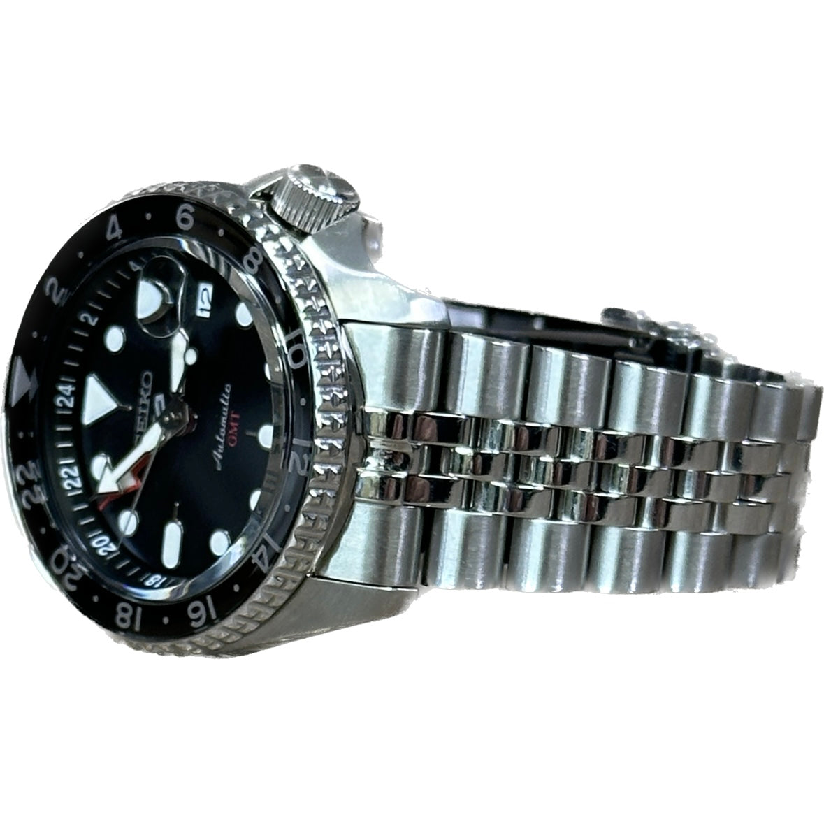 Seiko 5 Five Sports GMT Automatic Watch - Black Dial | Chicago Pawners ...