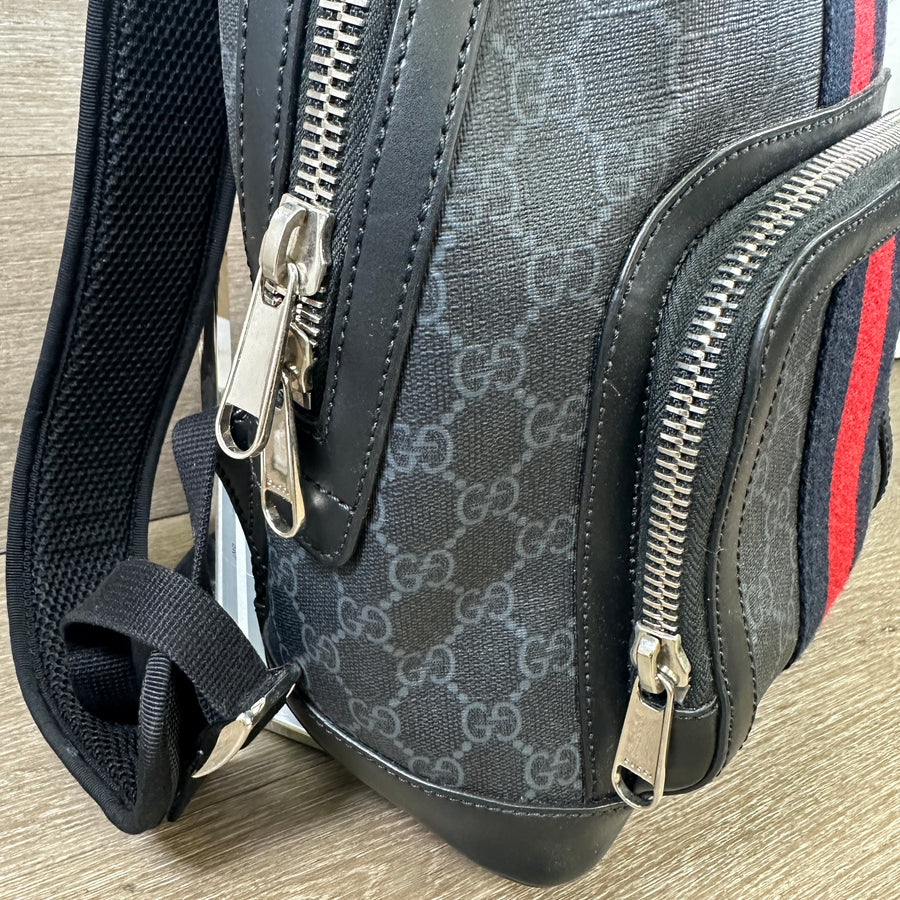 Gucci Ophidia Small Backpack Stripe - Black – Chicago Pawners & Jewelers
