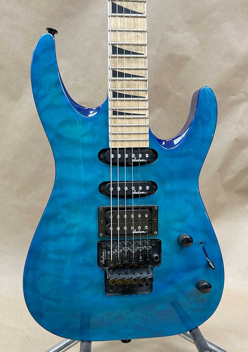 Jackson JS34Q Dinky - Transparent Blue | Chicago Pawners & Jewelers