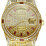 Rolex Day-Date Diamond & Ruby President – Chicago Pawners & Jewelers