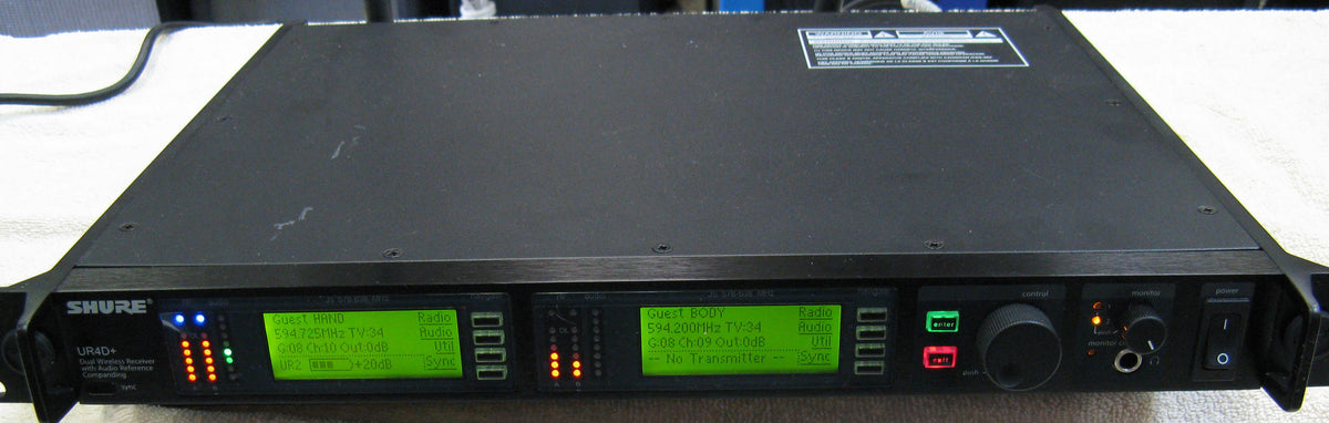 Shure UR4D+ & UR2 SM58 Wireless Mic Set | Chicago Pawners & Jewelers