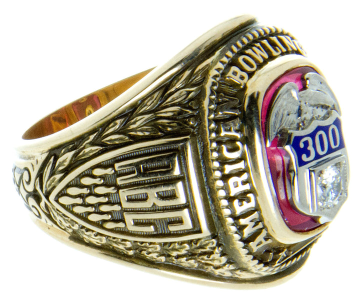 American Bowling Congress 300 Game Ring | Chicago Pawners & Jewelers