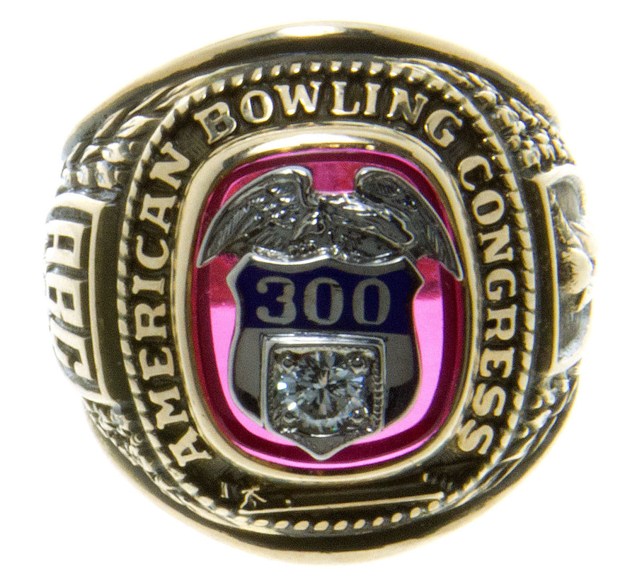 American Bowling Congress 300 Game Ring – Chicago Pawners & Jewelers