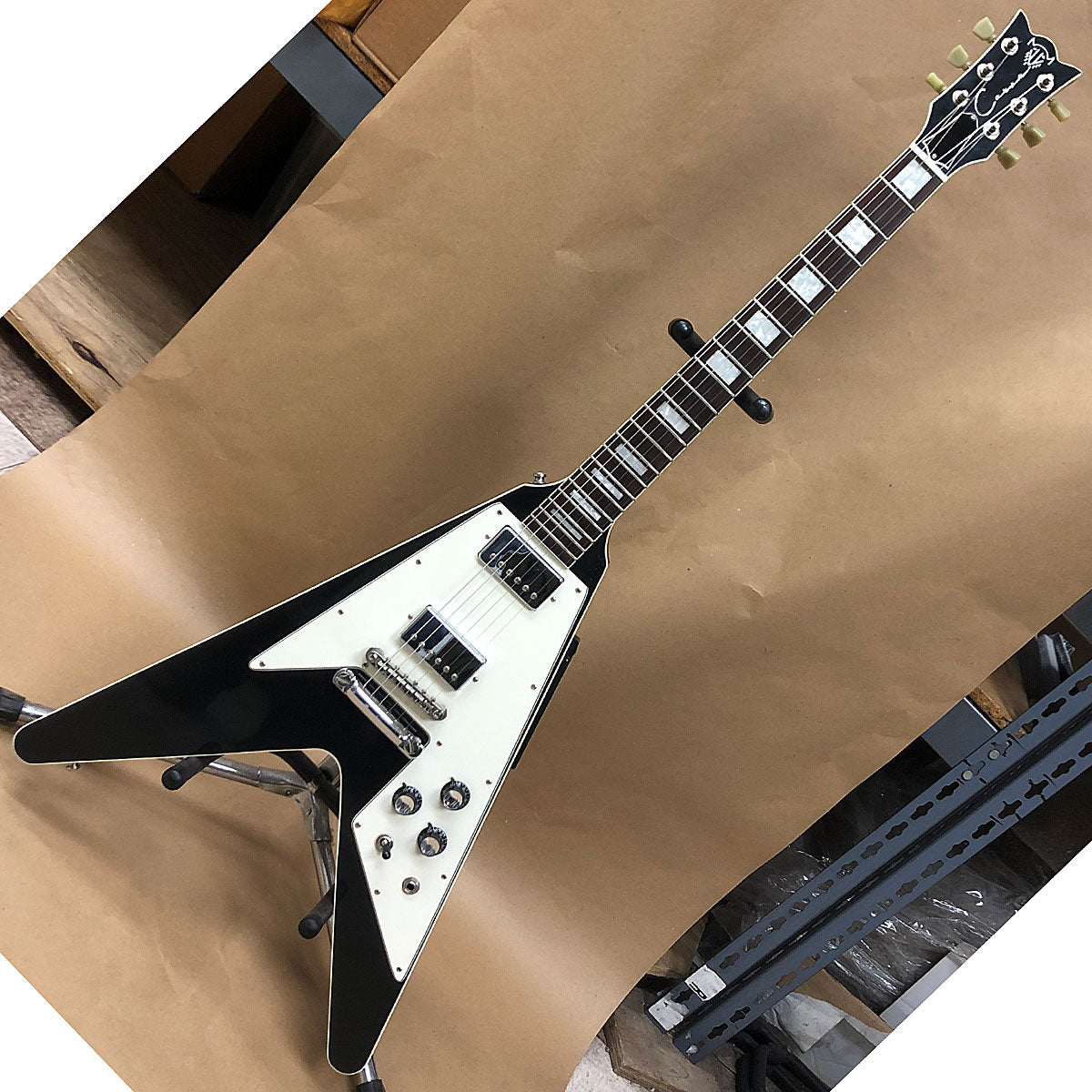 Corsa Flying V Proto #1 of 1 with Brazilian Rosewood Fingerboard ...