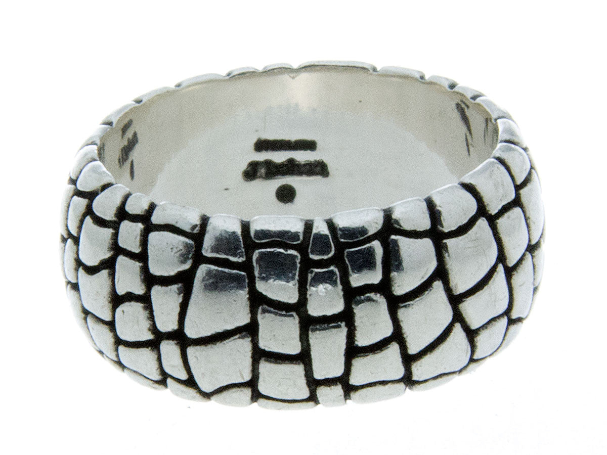 Jane Bohan Silver Alligator Band | Chicago Pawners & Jewelers