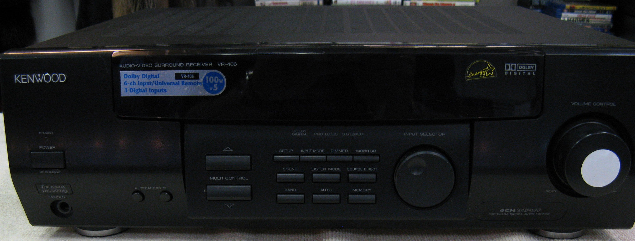 Kenwood VR-406 Audio/Video Surround Receiver | Chicago Pawners & Jewelers