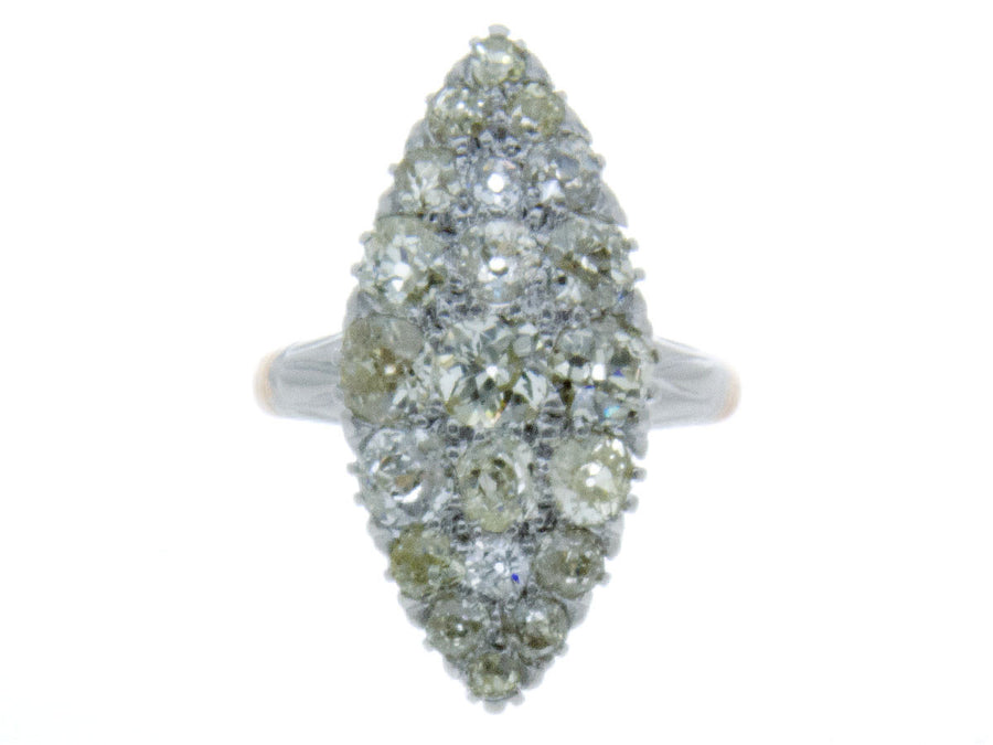 Victorian 3.00ct Diamond Navette Ring – Chicago Pawners & Jewelers